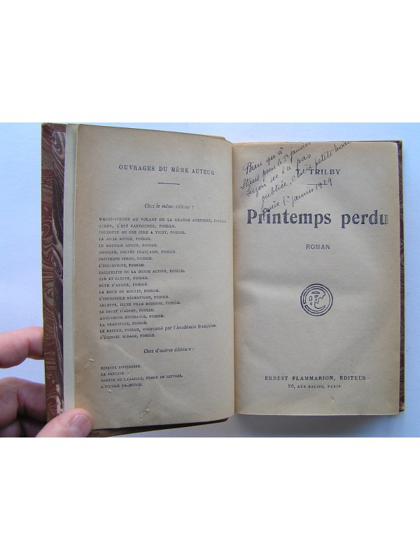 T. Trilby (Thérèse de Marnyhac) - Printemps perdu