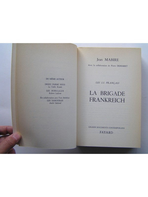Jean Mabire - La trilogie complète sur la tragique aventure des SS ...